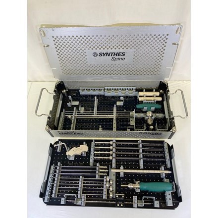 Synthes Spine Pedicle Prep Navigated Cannulated Instruments Set