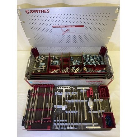 Large External Fixator Set w/ Extras Orthopedic Trauma