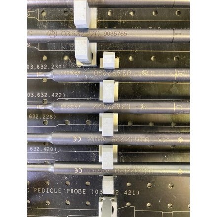 Synthes Spine Pedicle Prep Navigated Solid Instruments Set