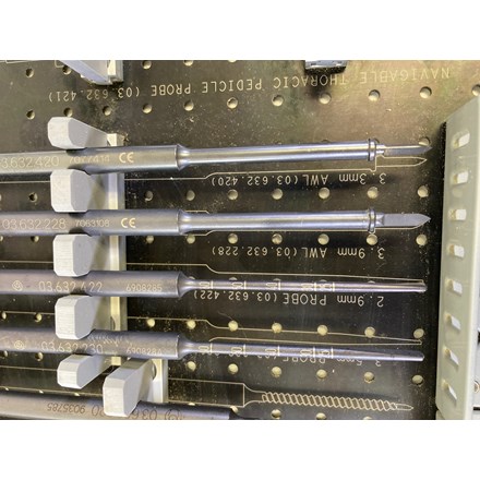 Synthes Spine Pedicle Prep Navigated Solid Instruments Set